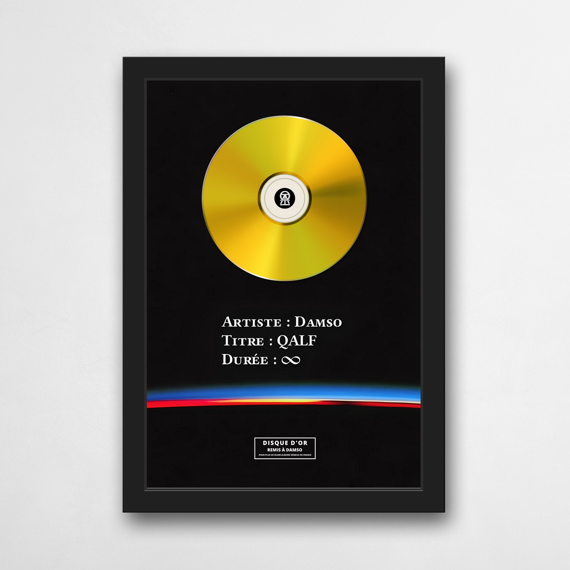 Damso - QUALF infinity | Disque d'or – rapcertif